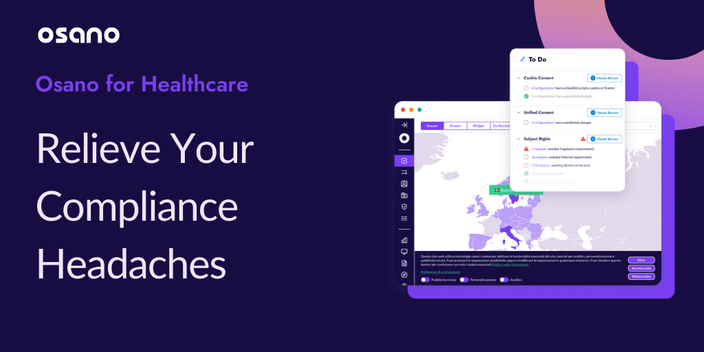 Data Privacy Management Software for Healthcare Companies | Osano